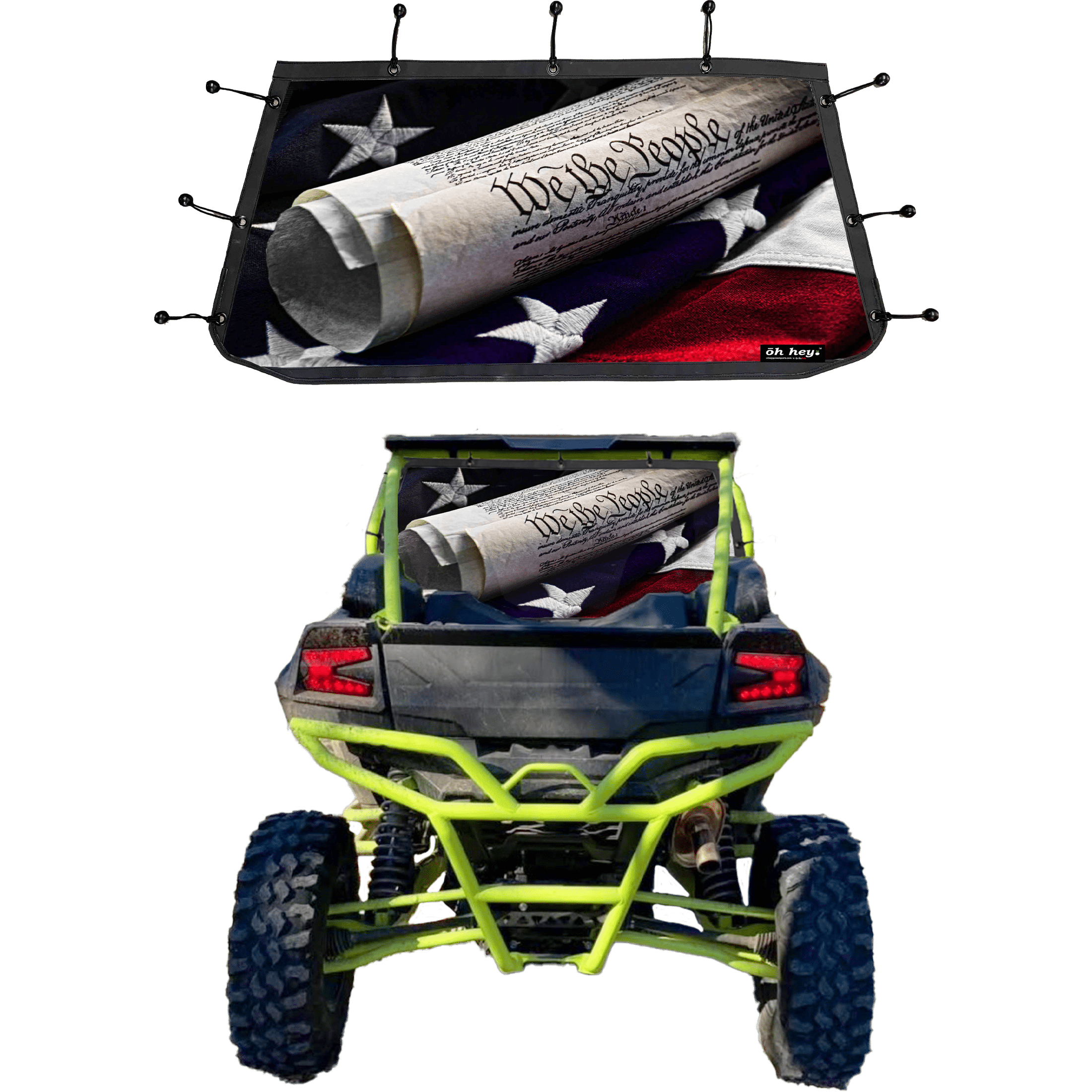 Dust Screen Fits Kawasaki UTV/SXS Models by Oh Hey. PowerSports ...