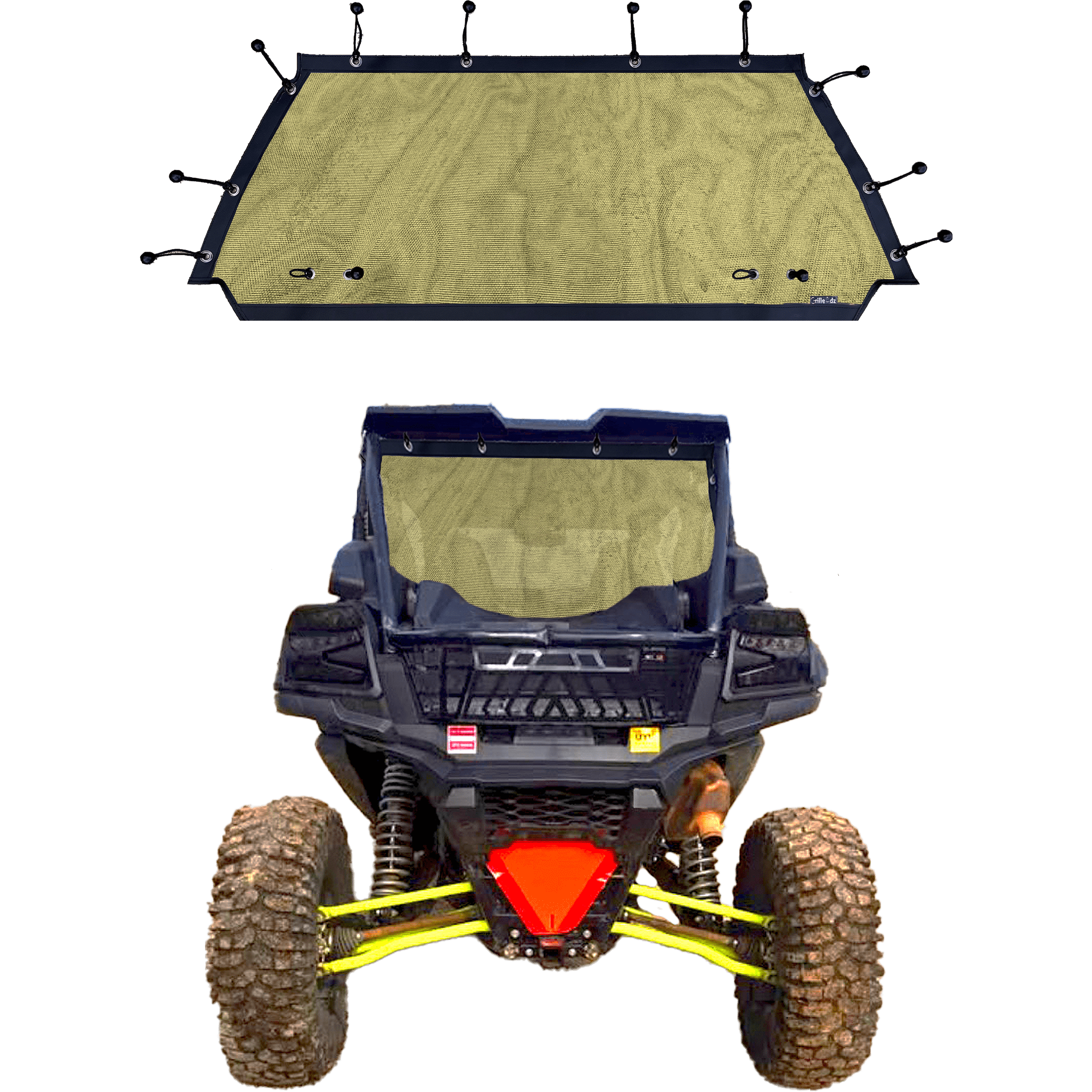 Dust Screen Fits Kawasaki UTV/SXS Models by Oh Hey. PowerSports ...