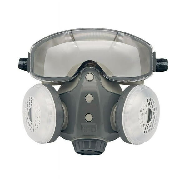 Pro Safety Combo: Reusable Dust Mask w/ Goggles - Anti-Dust Respirator ...