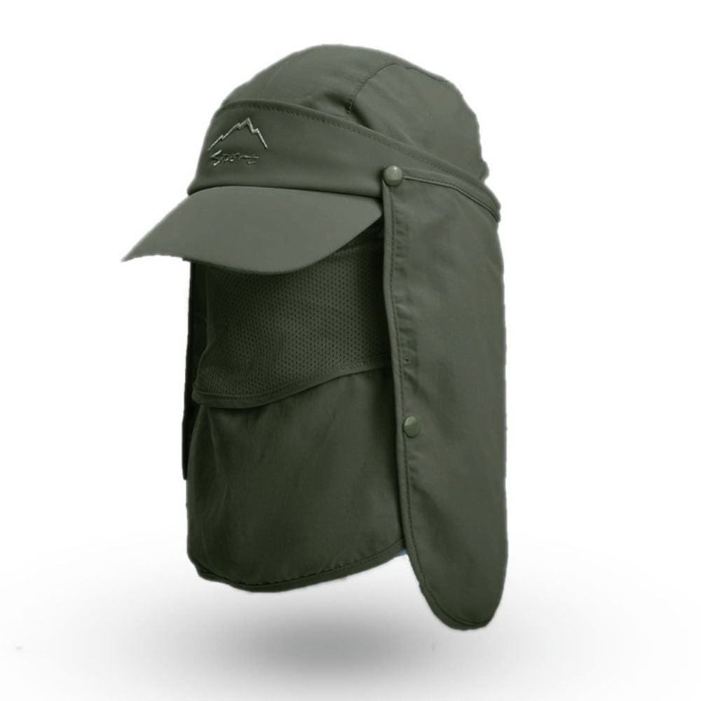 Dust-proof Summer Full Face Neck Protection Outdoor Sun Hat Sunscreen ...