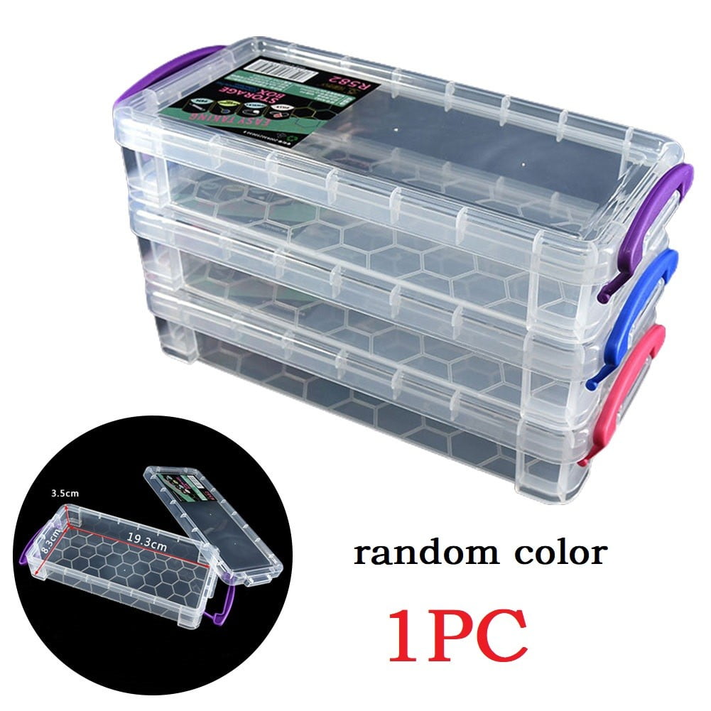 Dust-proof Waterproof Plastic Storage Box Screw Holder Case Organizer ...