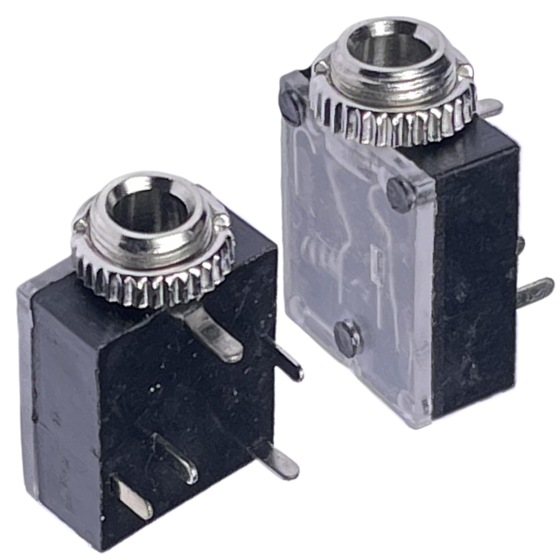 DustGuard Square 3.5mm TRS Stereo Audio Socket with Panel Mount Cover ...