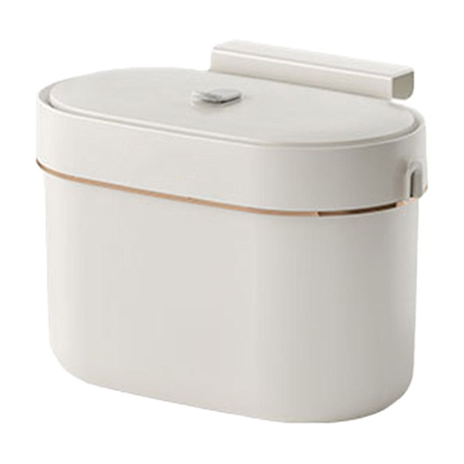 Dustbins and Waste Baskets Kitchen Wall Mounted Trash Can with Lid ...
