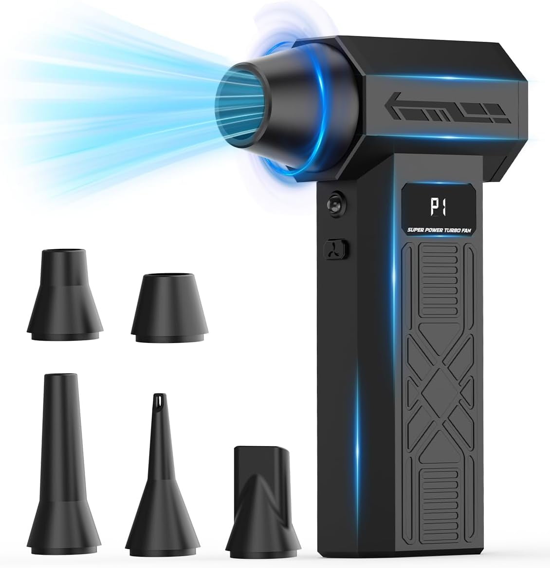 Duster-280000RPM Air Duster,4-Gear Adjustable Power Air Blower, Mini ...