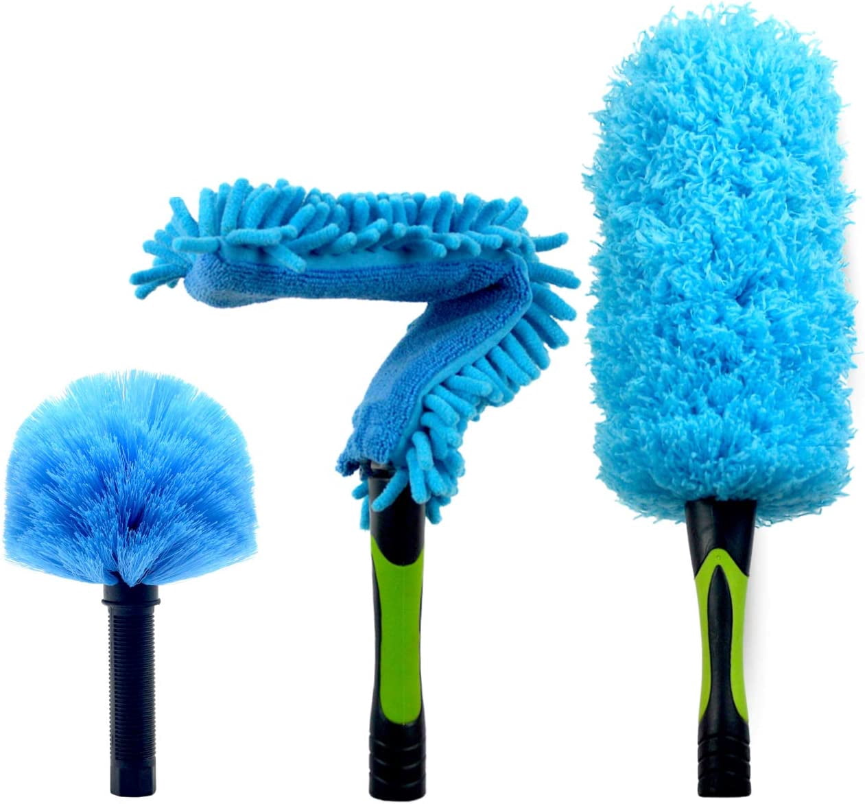 Duster 3-Pack | Hand-Packaged Cobweb Duster, Microfiber Feather Duster ...