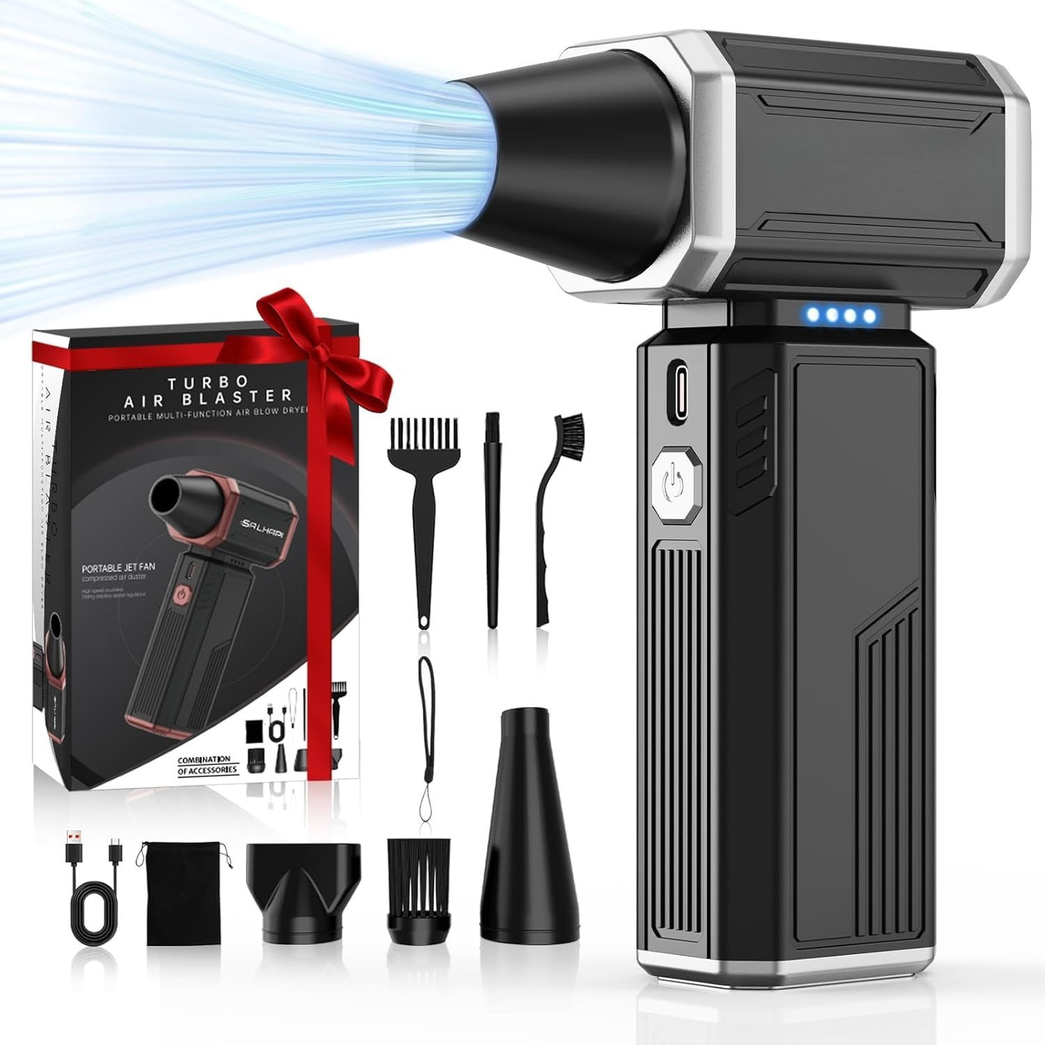 Duster 300000RPM, Cordless Office Duster Brushless Canned Air, Durable ...