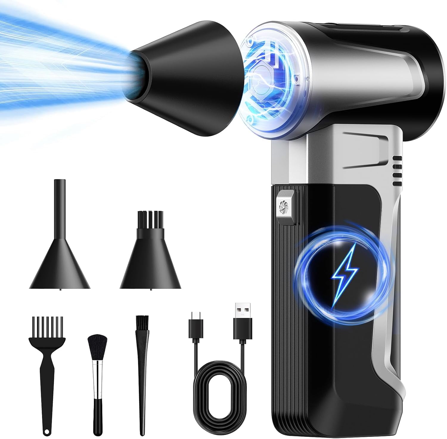 Duster Air Duster Blower with 3 Gear Adjustable Blower Mini Blower for ...