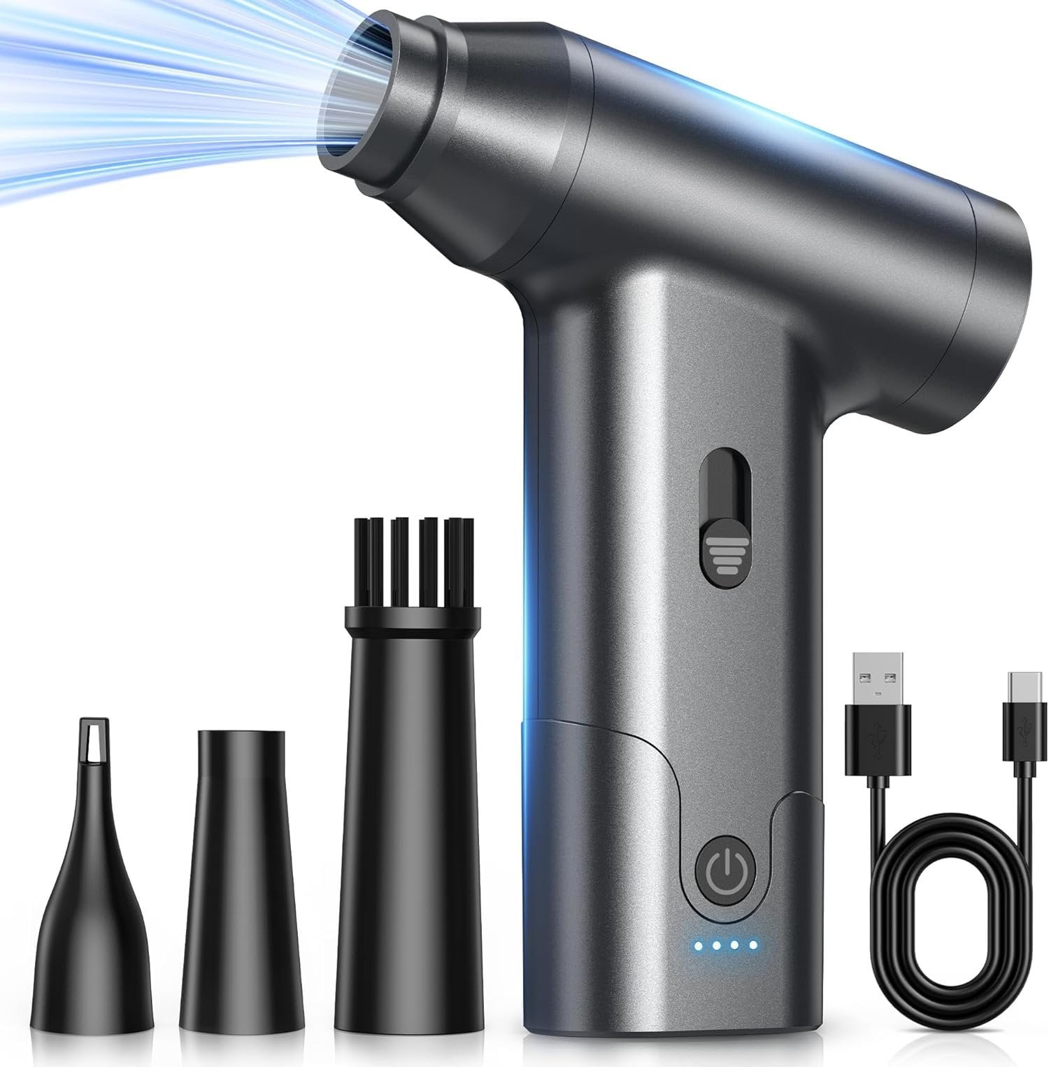 Duster - Power Cordless Mini Air Blower, 130,000 RPM Brushless ...