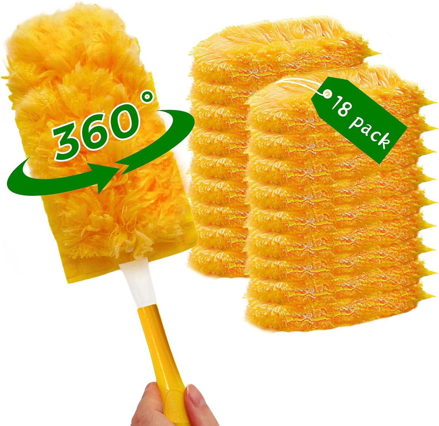 Duster Refills,Static Dust Removal Brush Disposable Replacement Head ...