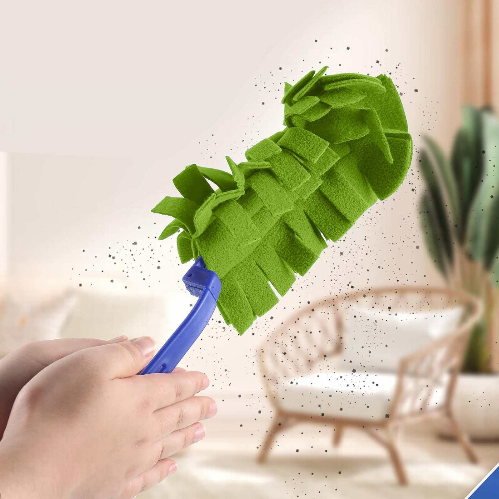 Duster Reusable Fleece Duster Flat Dusters Multi Washable Cleaning ...
