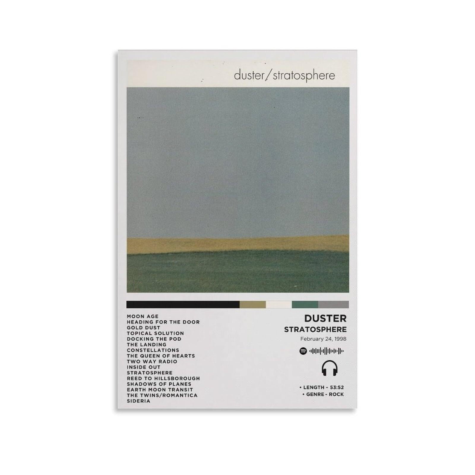 Duster Stratosphere Canvas Poster Bedroom Decoration Landscape Office ...