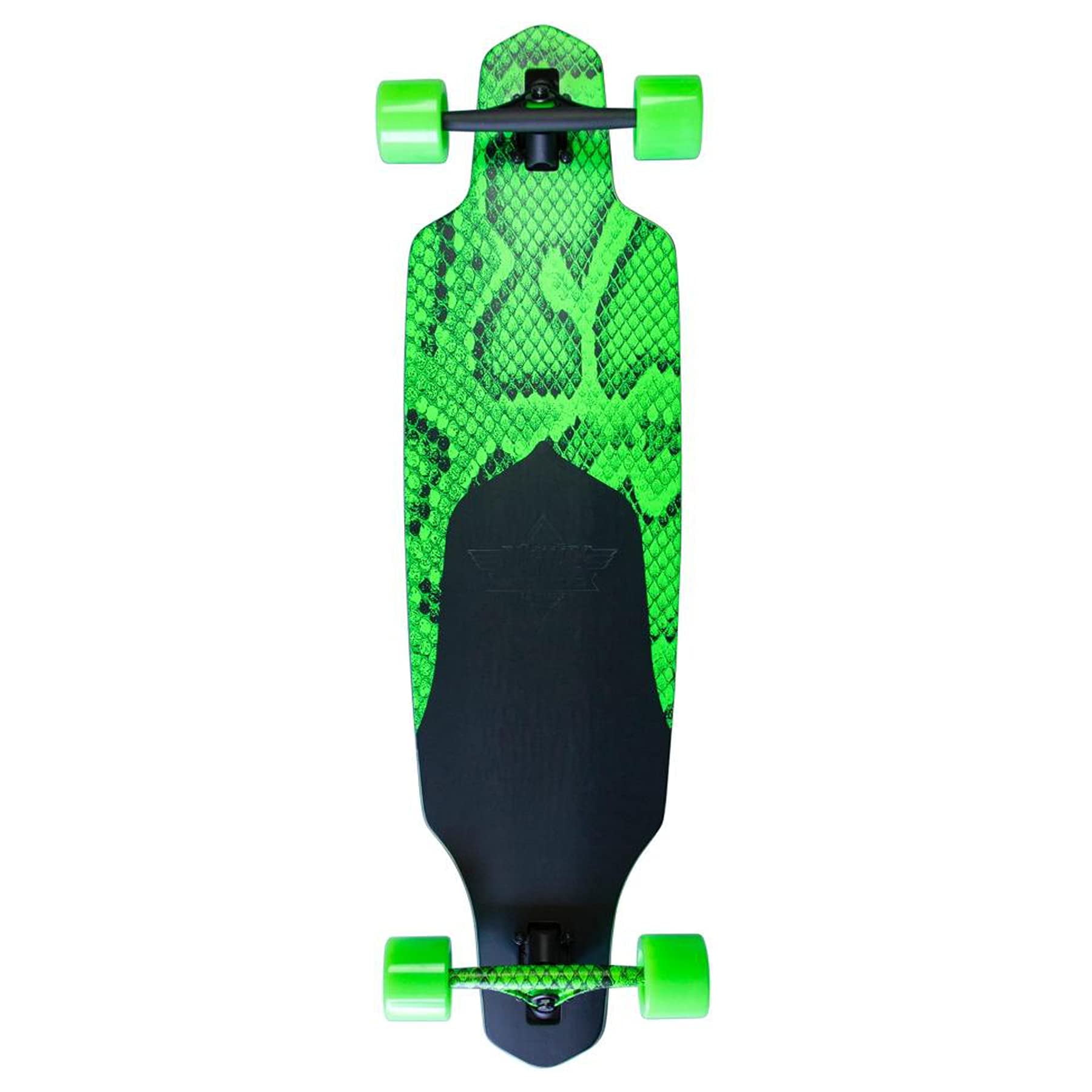 Dusters Channel Snakeskin LB Complete Skateboard 38" Neon Green ...