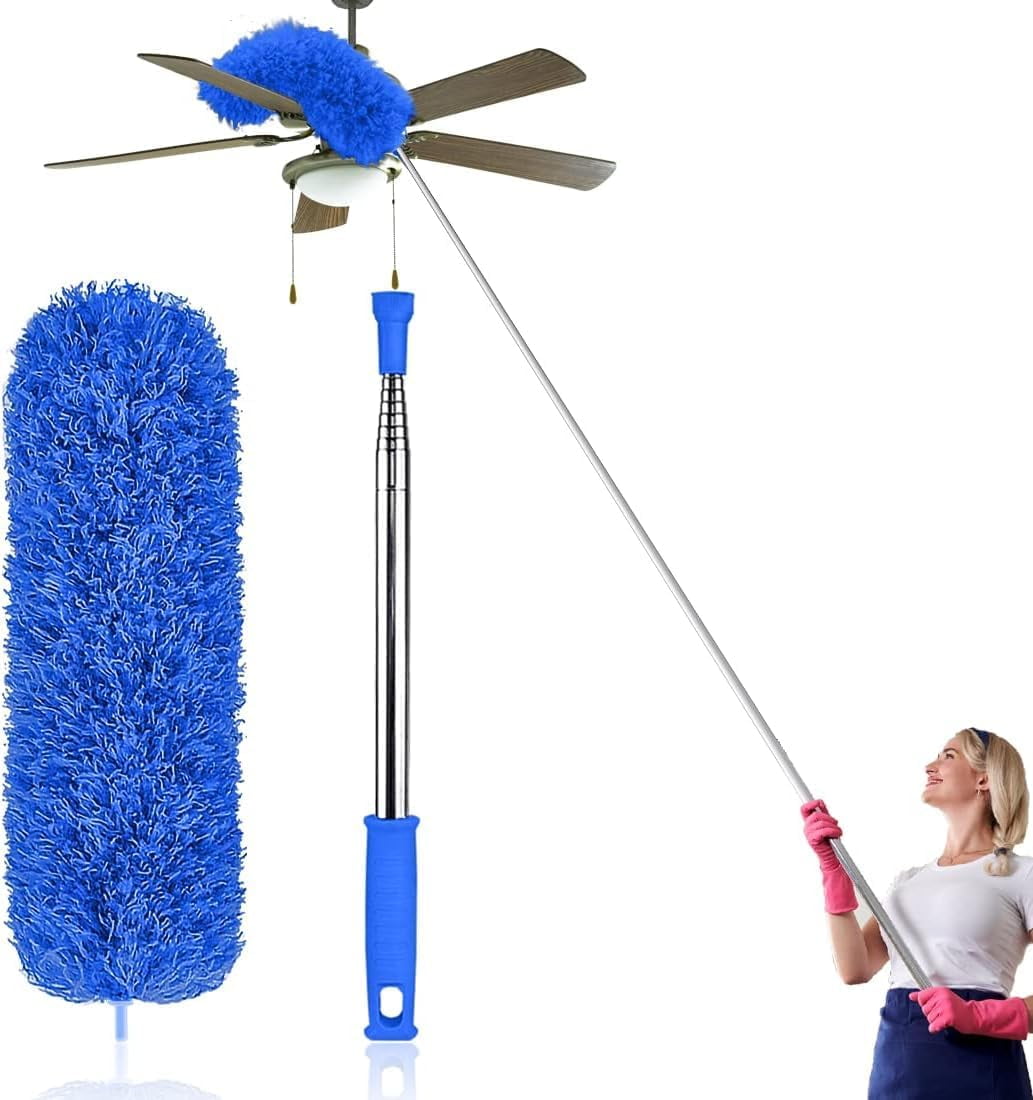 Dusters for Cleaning High Ceiling Fan, Microfiber Duster with 30'' to ...