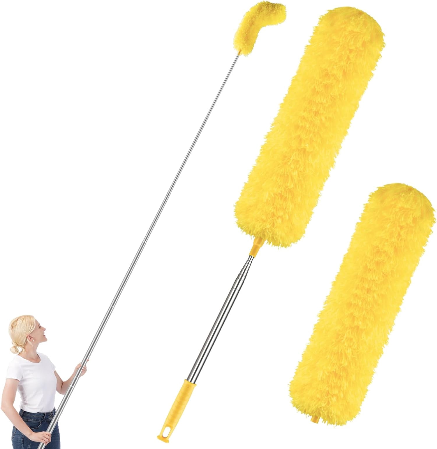 Dusters for Cleaning High Ceiling Fan, Microfiber Duster with 30'' to ...