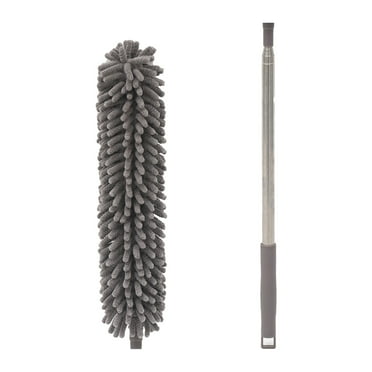 Telescopic Duster with Yellow Brush Head for the Ceiling and High ...