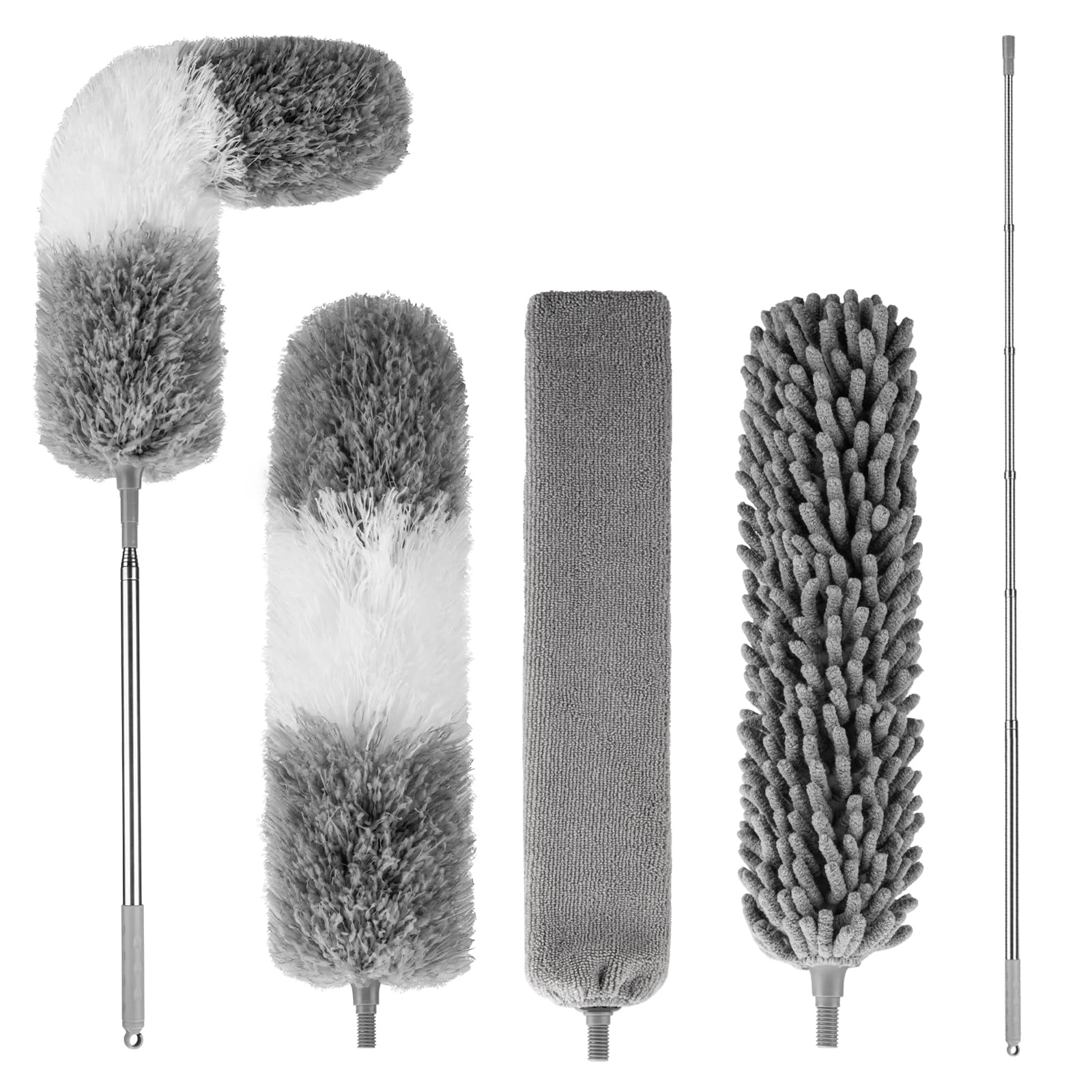 Dusters for Cleaning,Microfiber Duster Feather Duster with Extension ...