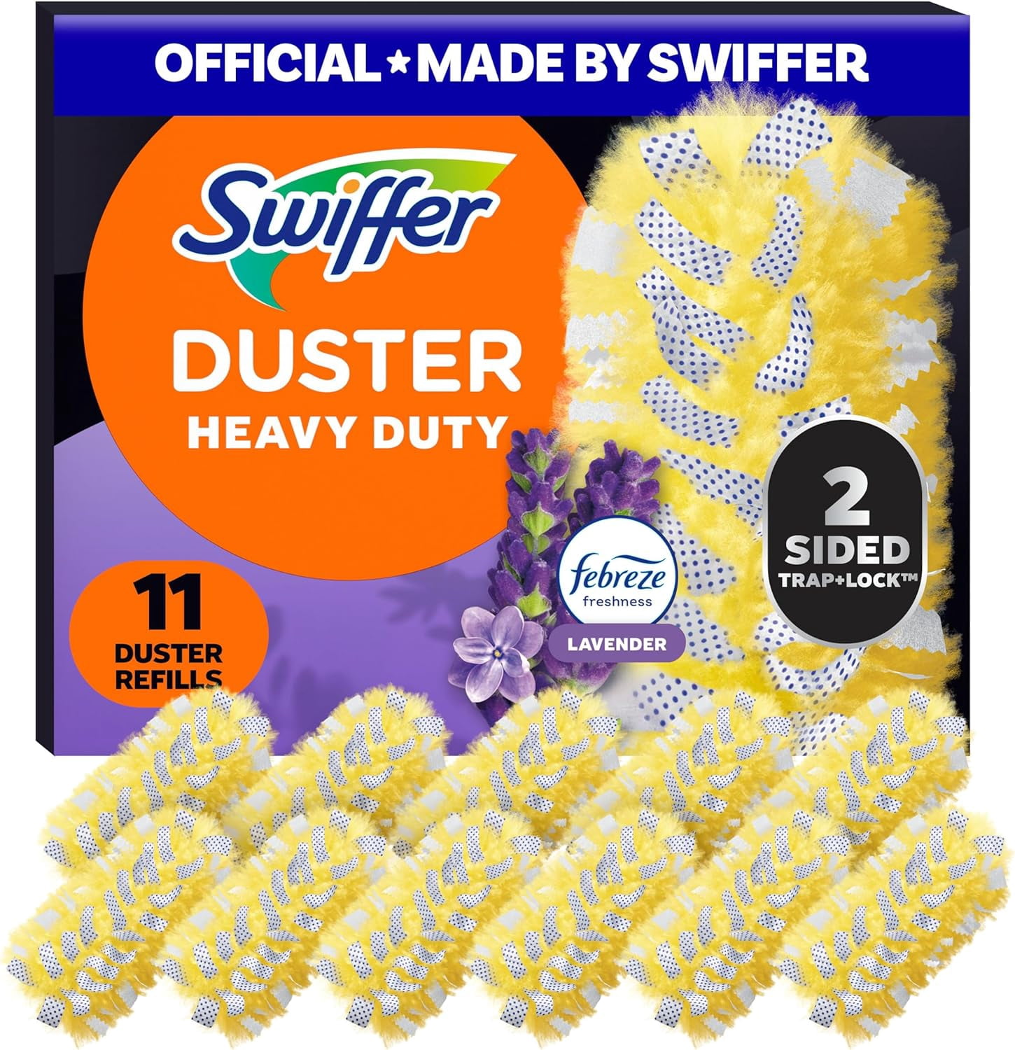 Dusters Heavy Duty Multi-Surface Duster Refills for Cleaning, Lavender ...