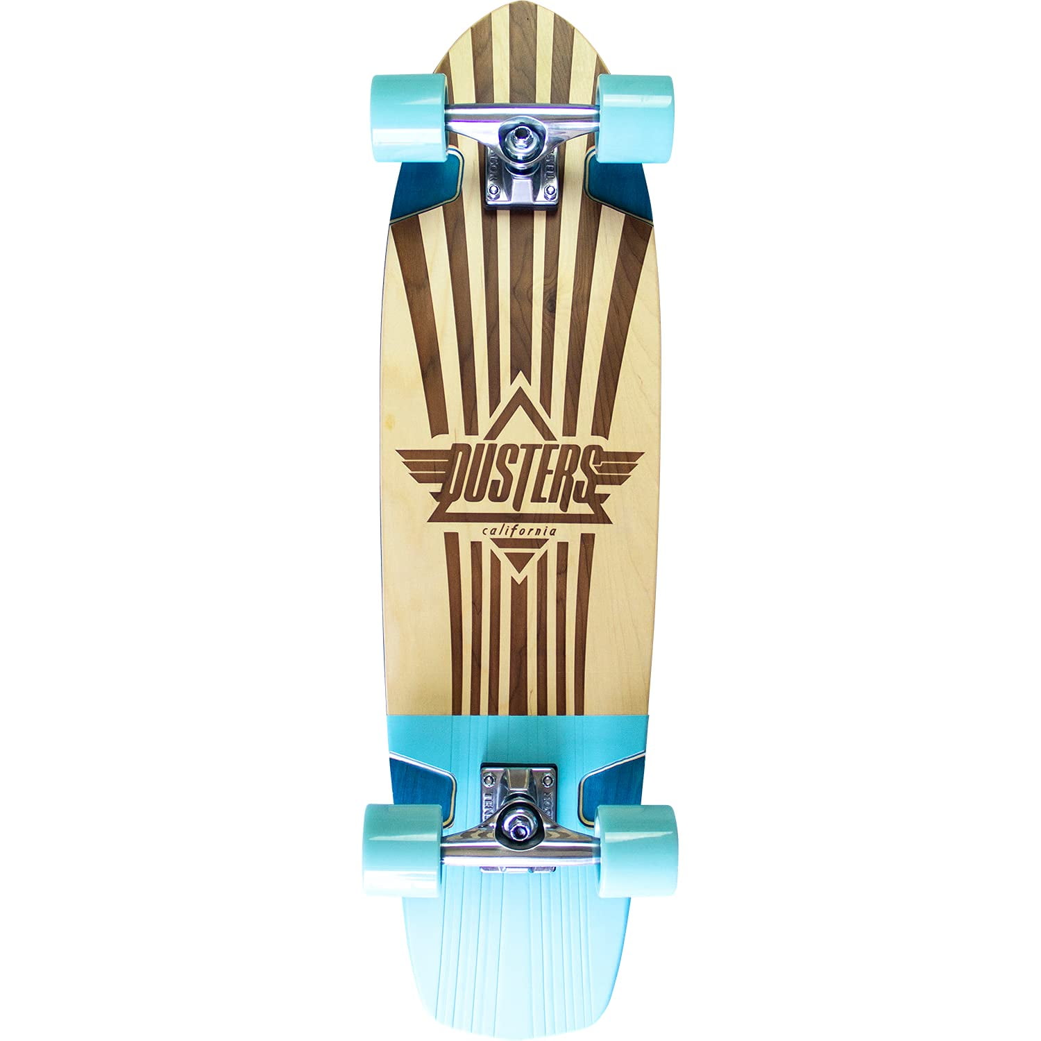 Dusters Keen Retro Frame Cruiser Complete Skateboard 31" Teal - Walmart.com