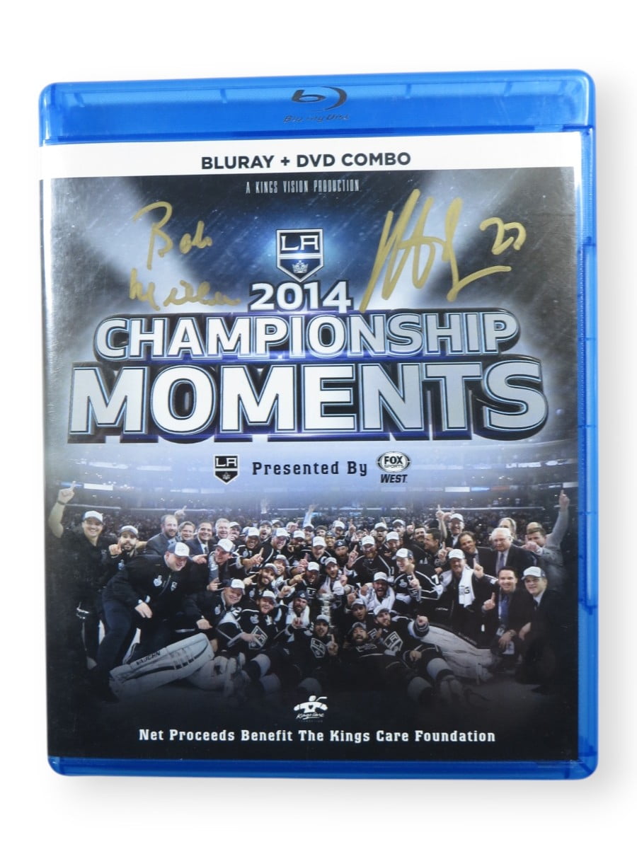 Dustin Brown Bob Miller Autographed Blu-ray Cover Kings 2014 Cup JSA ...