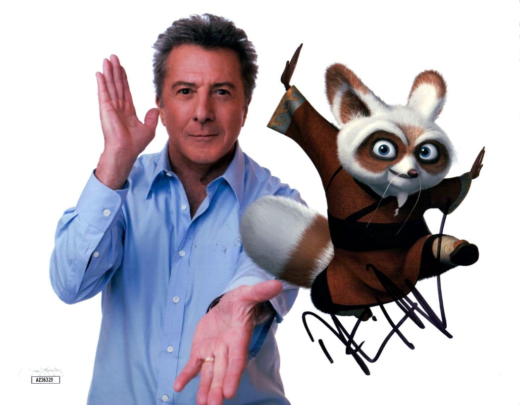 Dustin Hoffman Autographed 8X10 Photo Kung Fu Panda Master Shifu JSA ...