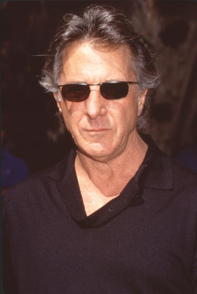 Dustin Hoffman Close Up In Black Top And Sunglasses At Robert Daly ...