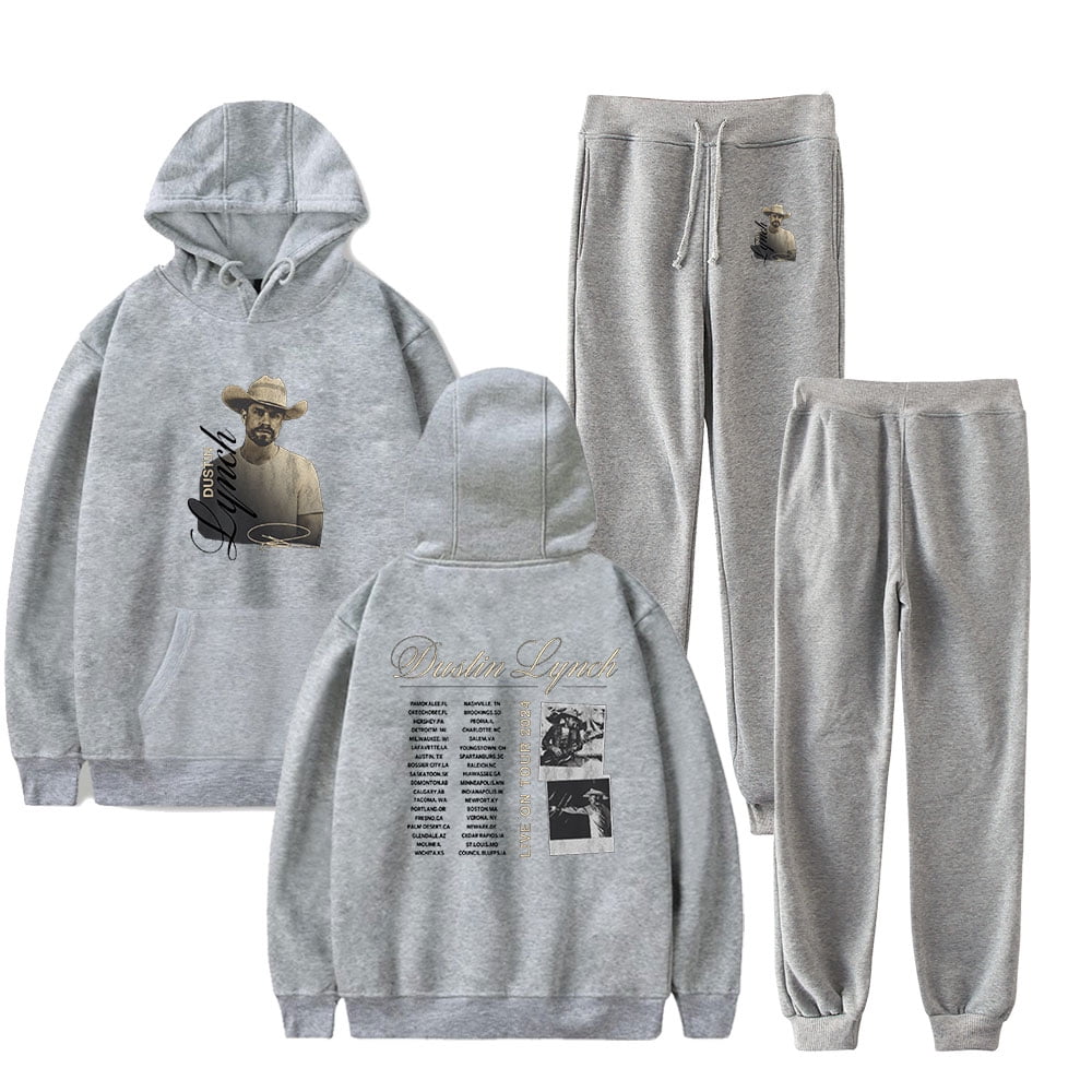 Dustin Lynch LIVE ON TOUR 2024 Men/Women Fall Suit Hoodies Sportswear ...