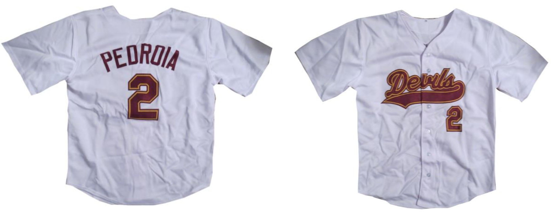 Dustin Pedroia Unsigned Arizona State Baseball Jersey ASU - Walmart.com