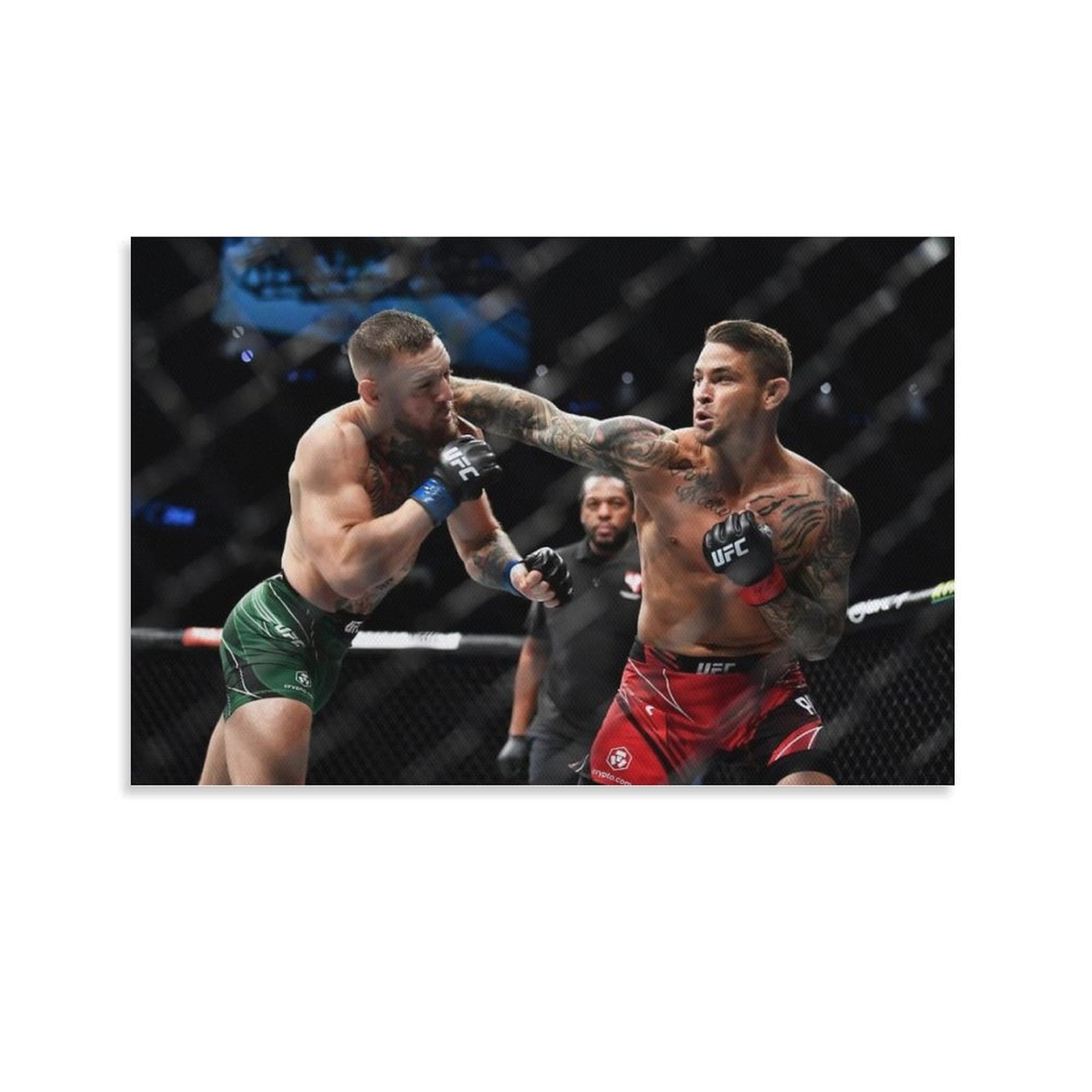 Dustin Poirier Canvas Poster Poster Cool Artworks Painting Wall Art ...