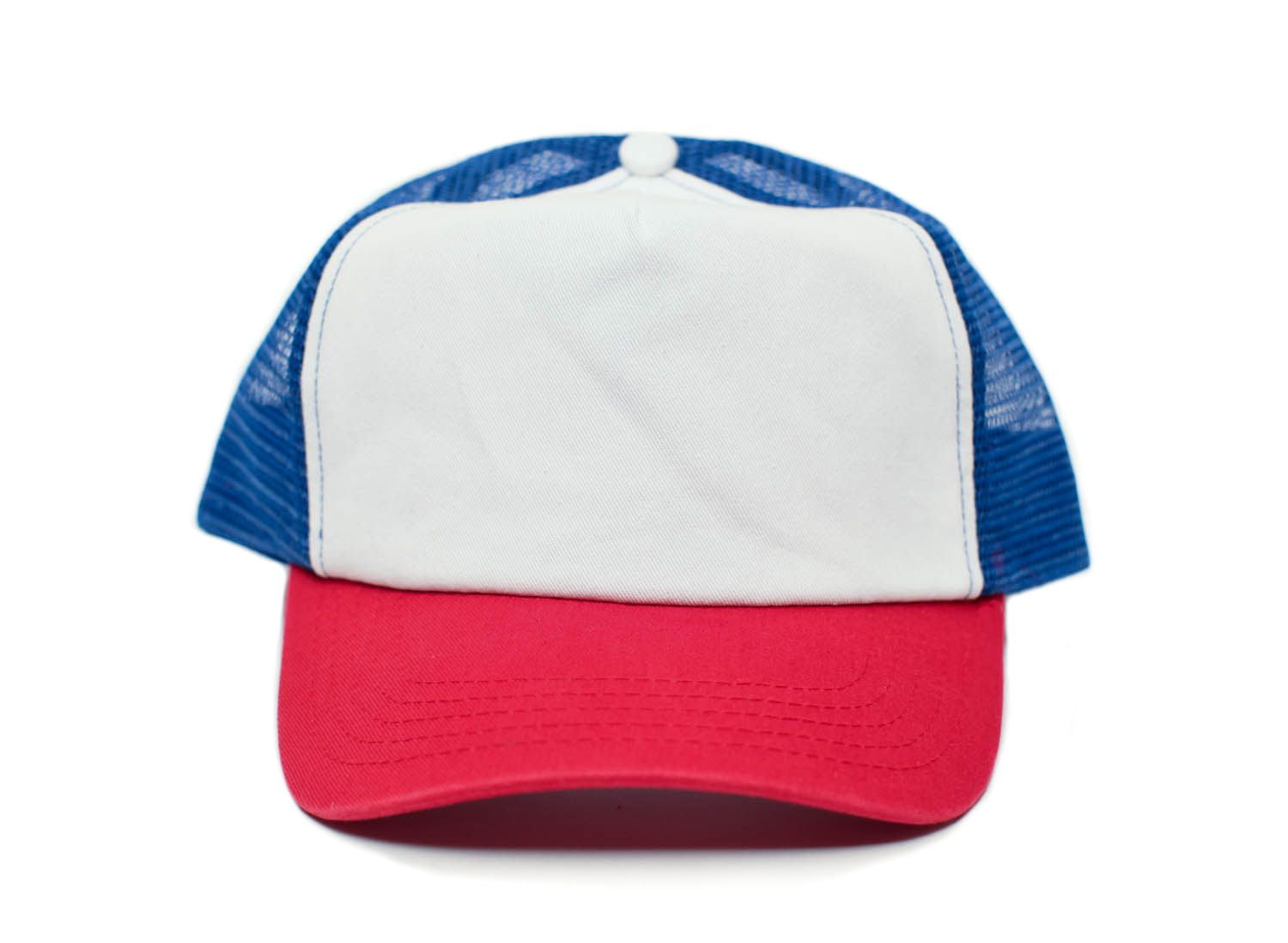 Dustin's Season 1 Stranger Cotton Trucker Hat Things Red White Blue Cap ...