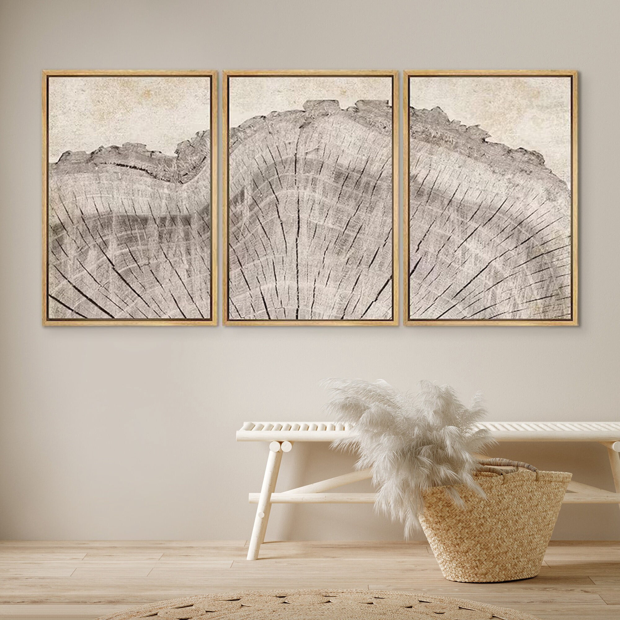 DustinWay Art Print Oak Wood Tree Rings Illustrations Modern Art ...