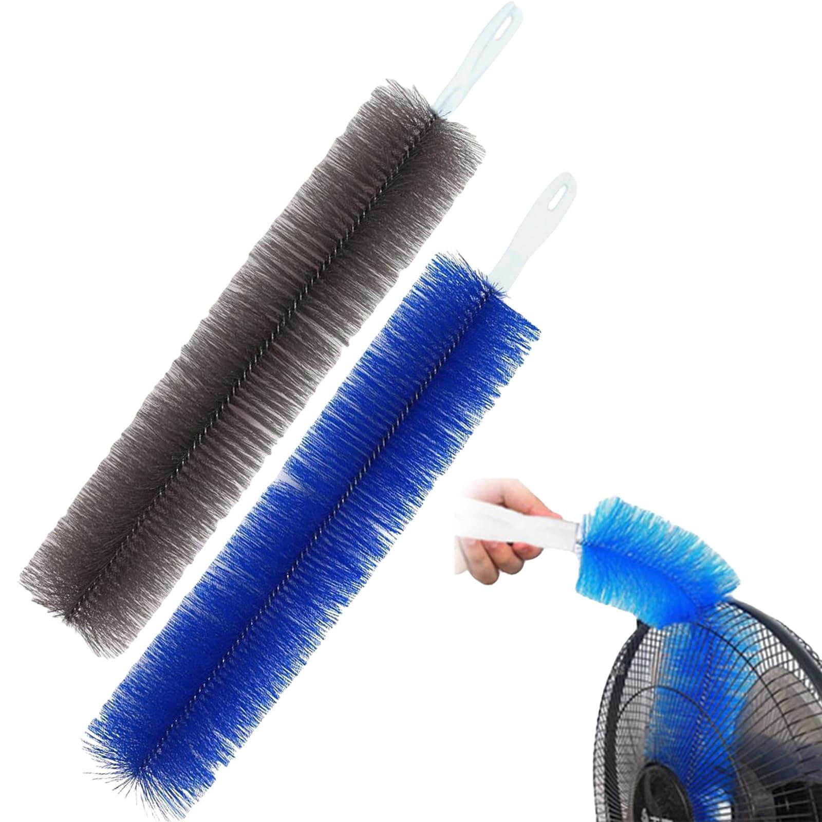 Dusting Brush TASTAN Flexible Fan Dusting Brush with Microfiber Head ...