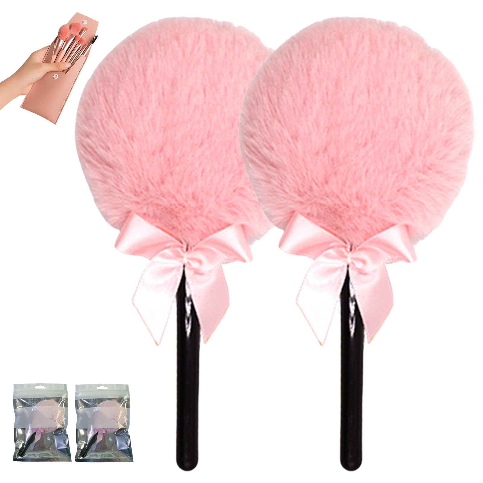 Dusting Powder Puff Lollipop, Lollipop Duster Body Powder Puff, Soft ...