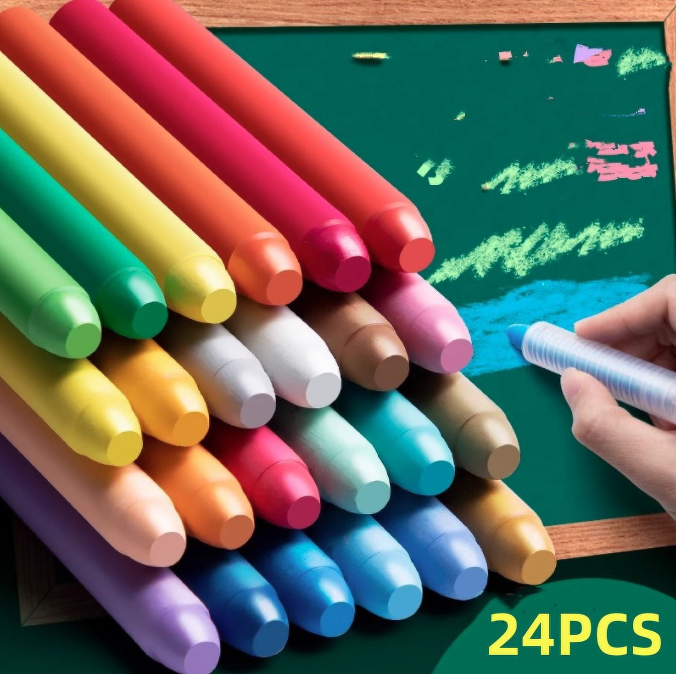 Dustless Chalk,Colored Chalk Whiteboard Art Tool,Blackboard Chalk for ...