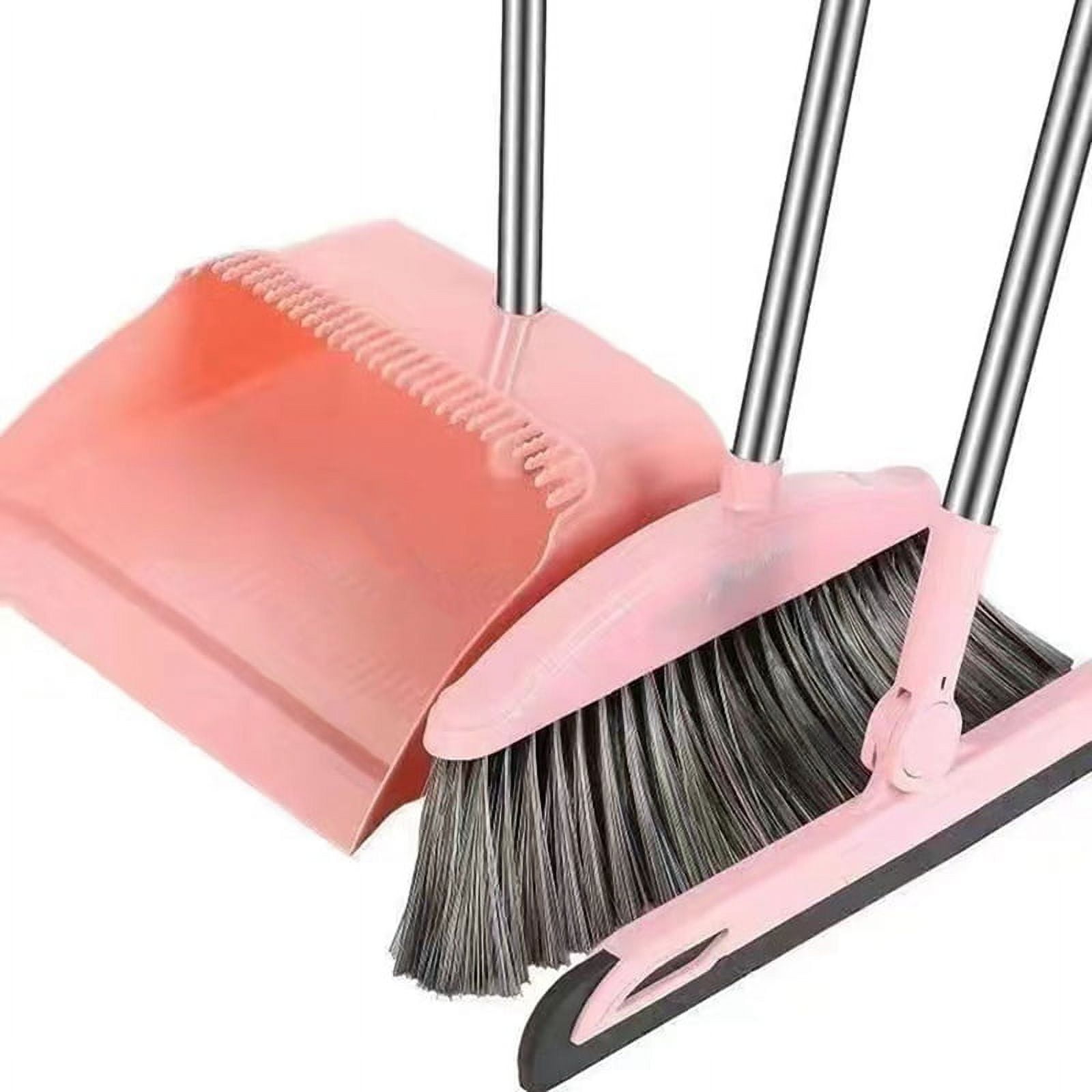 Dustpan Broom Set Floor Wiper Household Cleaning Long Handle for Lobby ...