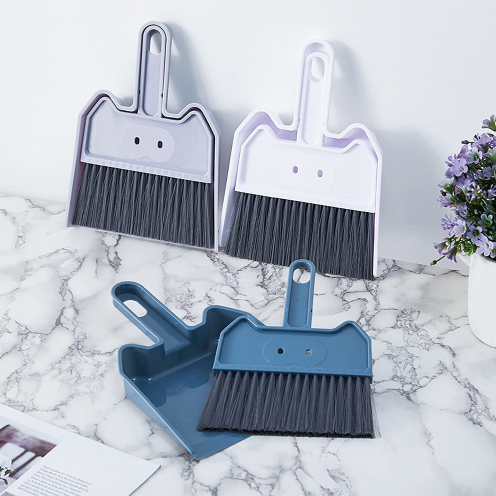 Dustpan And Brush Set, Mini Hand Sweeper, Desktop Cleaning Tool, Small ...