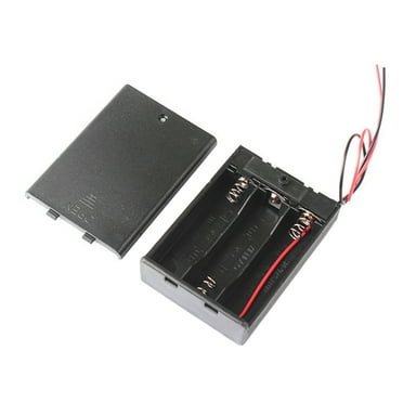 5 Pack AA / AAA / CR123A Black Battery Holder Storage Cases - Walmart.com