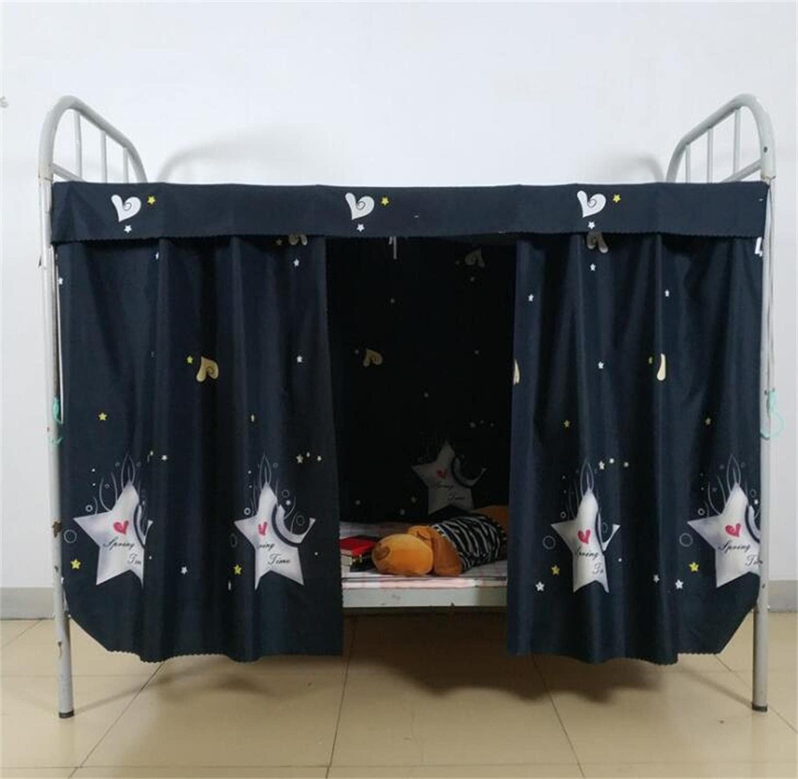 Dustproof Bed Canopy Single Sleeper Bunk Bed Curtains Dormitory ...