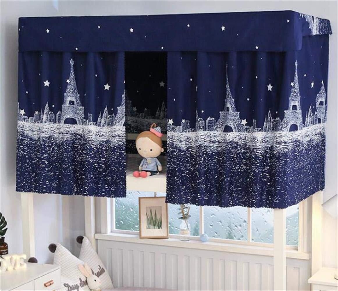 Dustproof Bed Canopy Single Sleeper Bunk Bed Curtains Dormitory ...