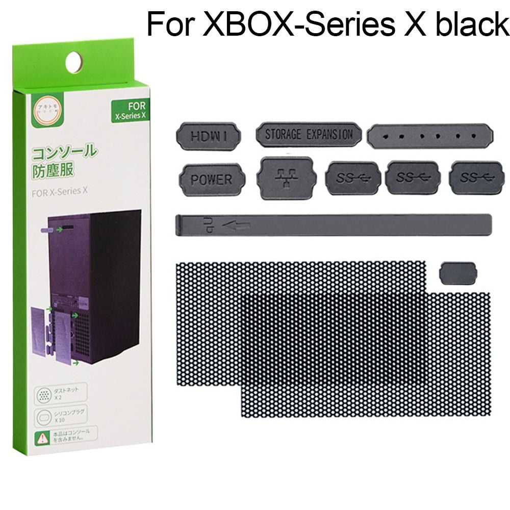 Dustproof Game Console For Xbox Series X/S Mesh Filter Dust Cover Anti-dust Jacks Console Dust ...
