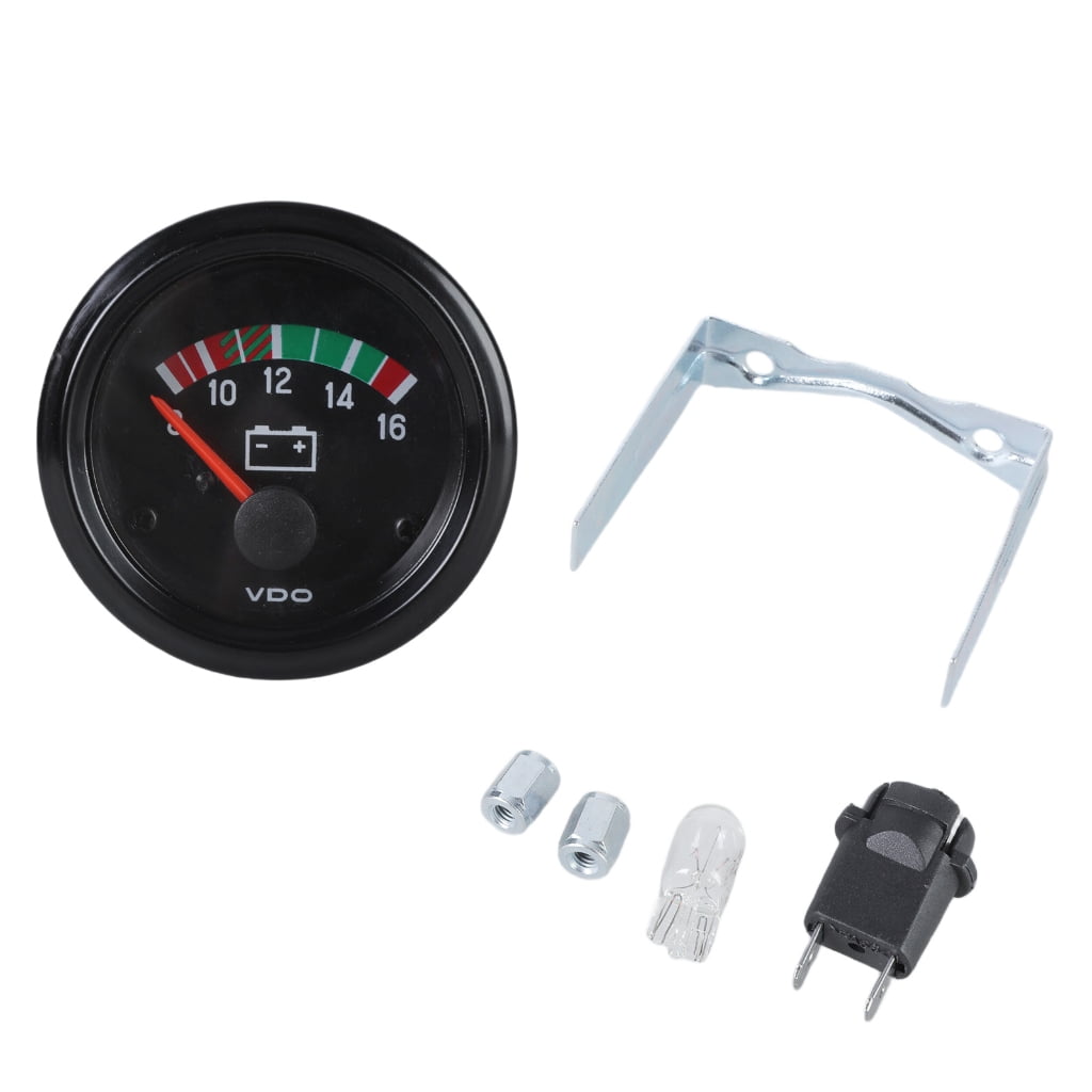 Dustproof Generator Voltage Gauge Replacement Voltage Meter 12V/24V ...