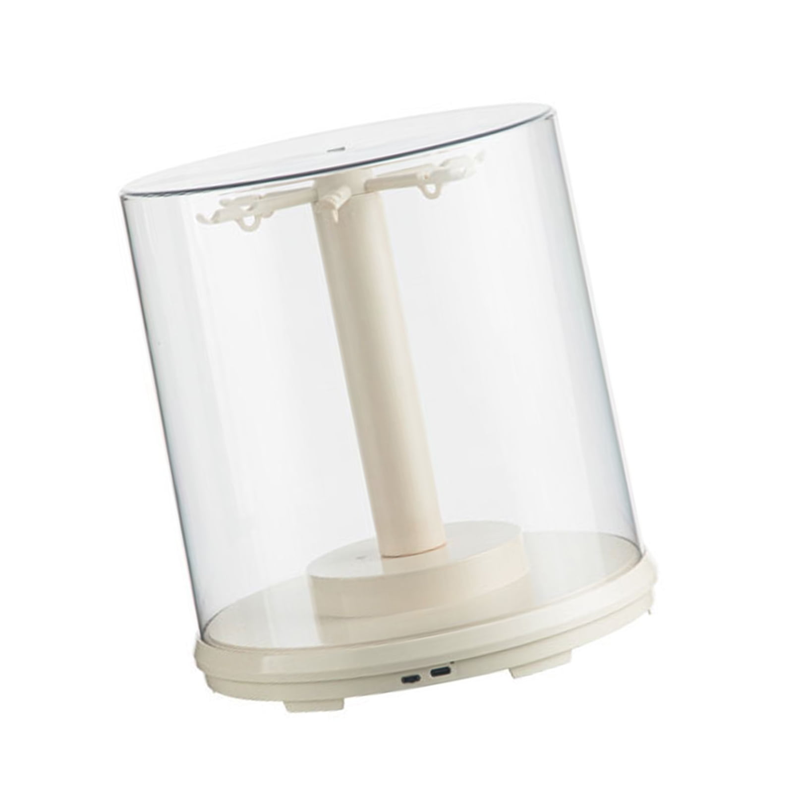 Dustproof Rotating Display Box For Collectible Dolls Decoration 360 ...