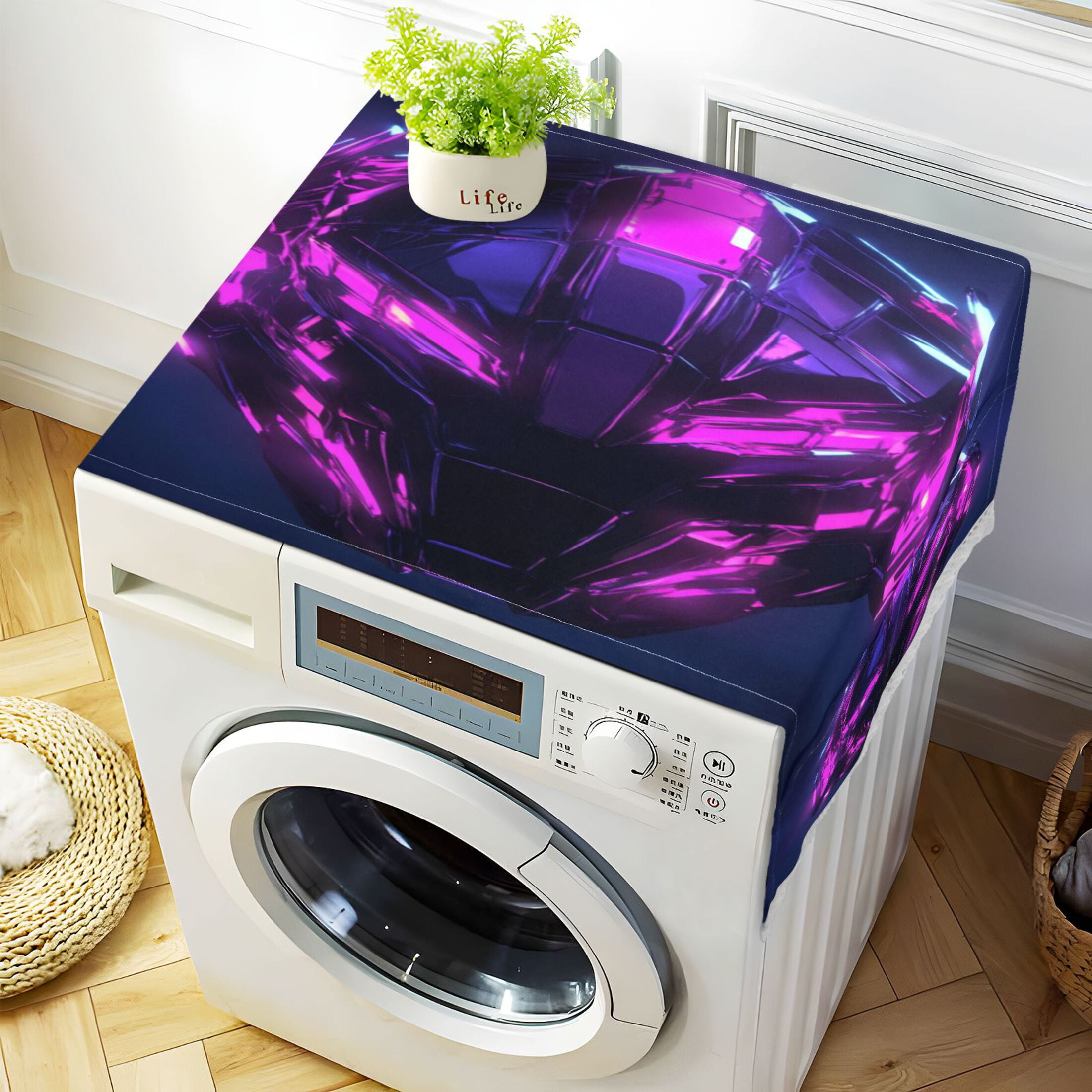 Dustproof Washing Machine Cloth Washer and Dryer Top Covers, Fridge ...