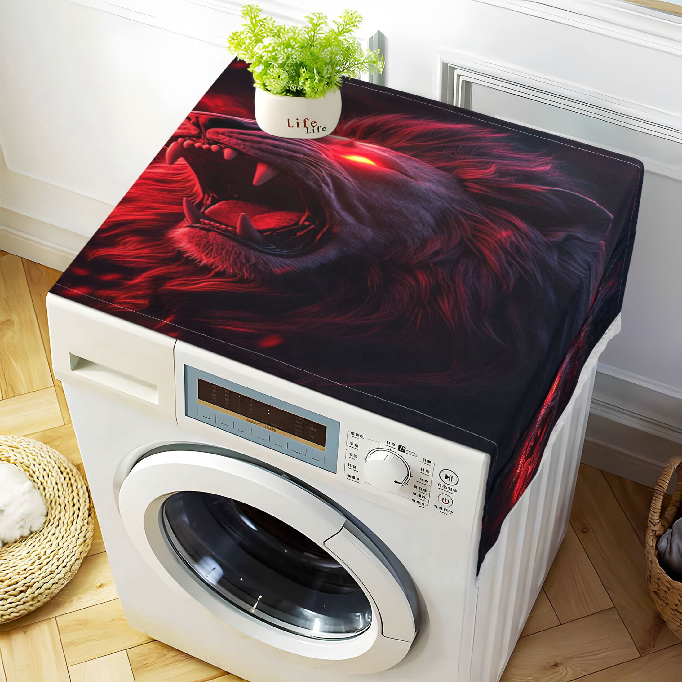 Dustproof Washing Machine Cloth Washer and Dryer Top Covers, Fridge ...