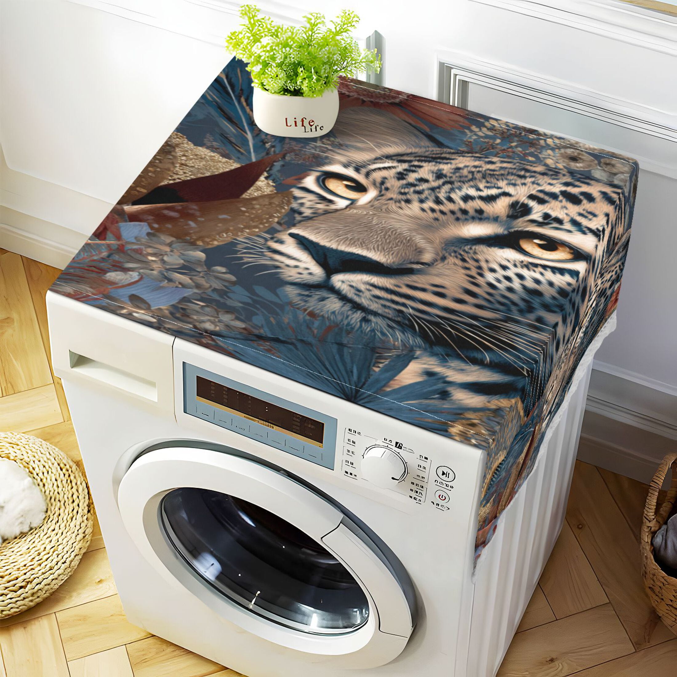Dustproof Washing Machine Cloth Washer and Dryer Top Covers, Fridge ...