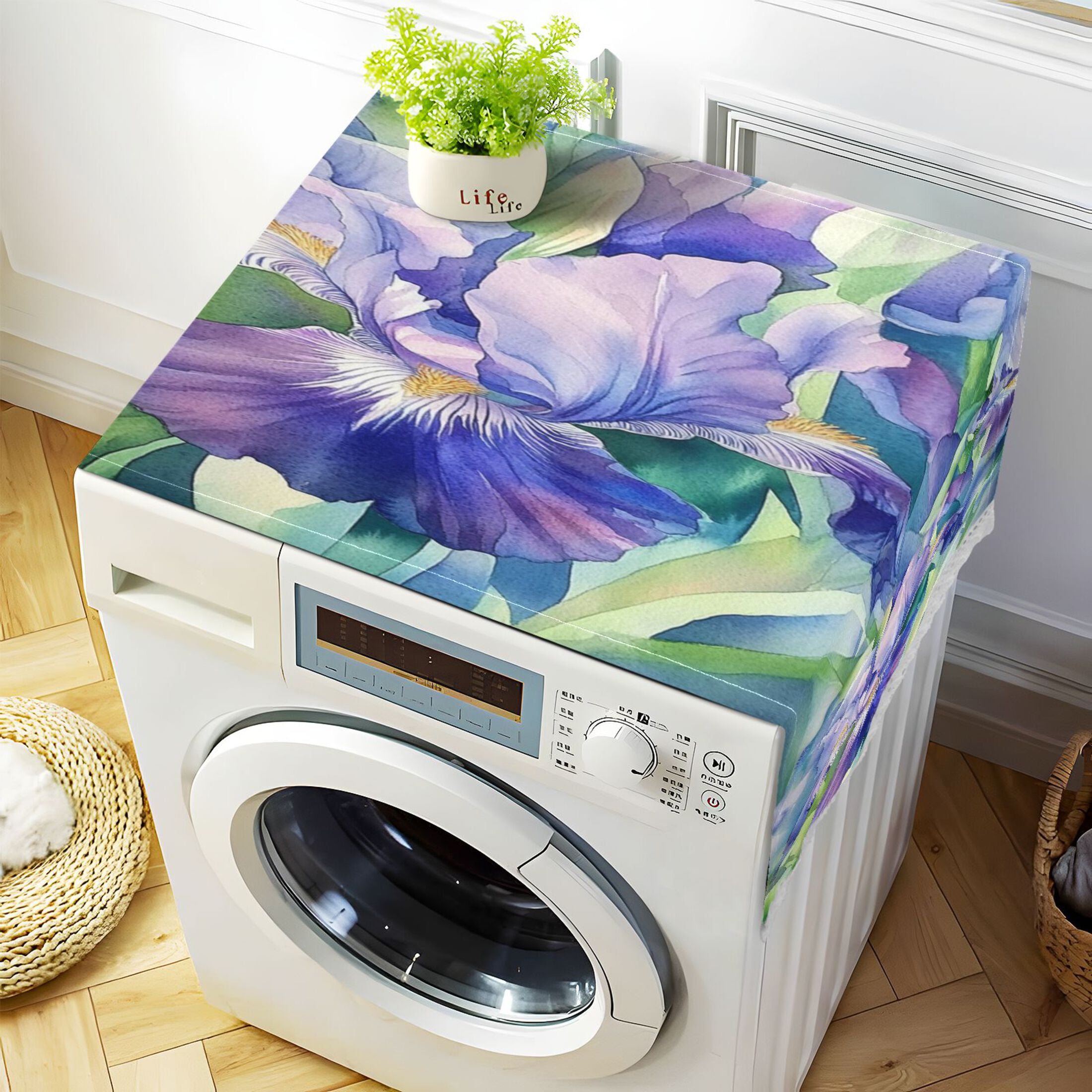 Dustproof Washing Machine Cloth Washer and Dryer Top Covers, Fridge ...