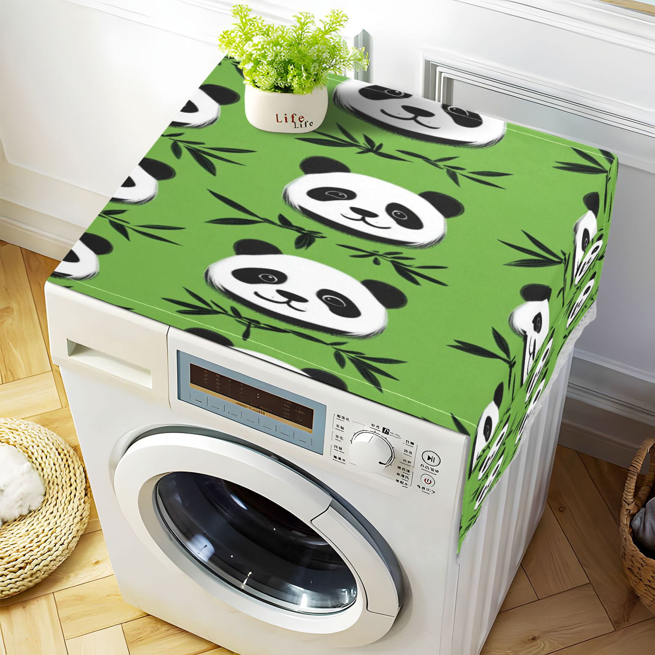 Dustproof Washing Machine Cloth Washer and Dryer Top Covers, Fridge ...