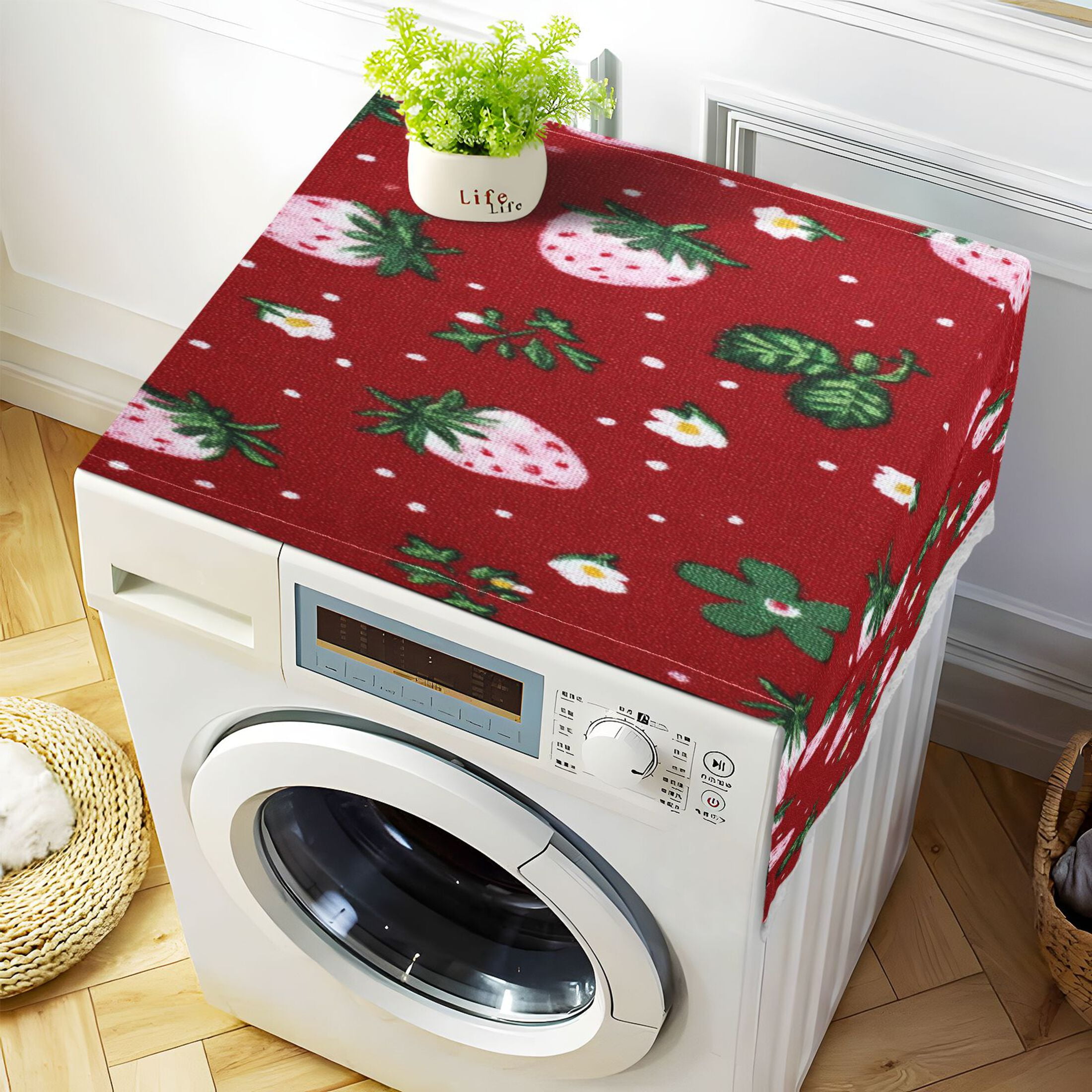 Dustproof Washing Machine Cloth Washer and Dryer Top Covers, Fridge ...