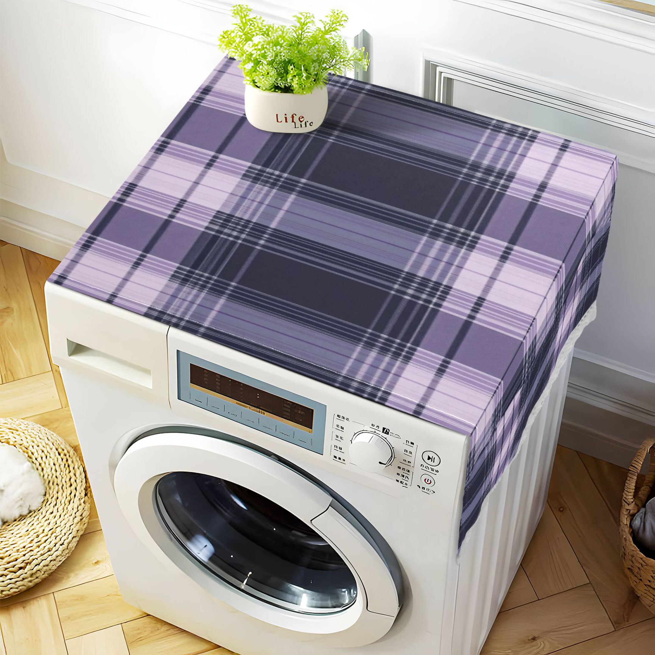 Dustproof Washing Machine Cloth Washer and Dryer Top Covers, Fridge ...