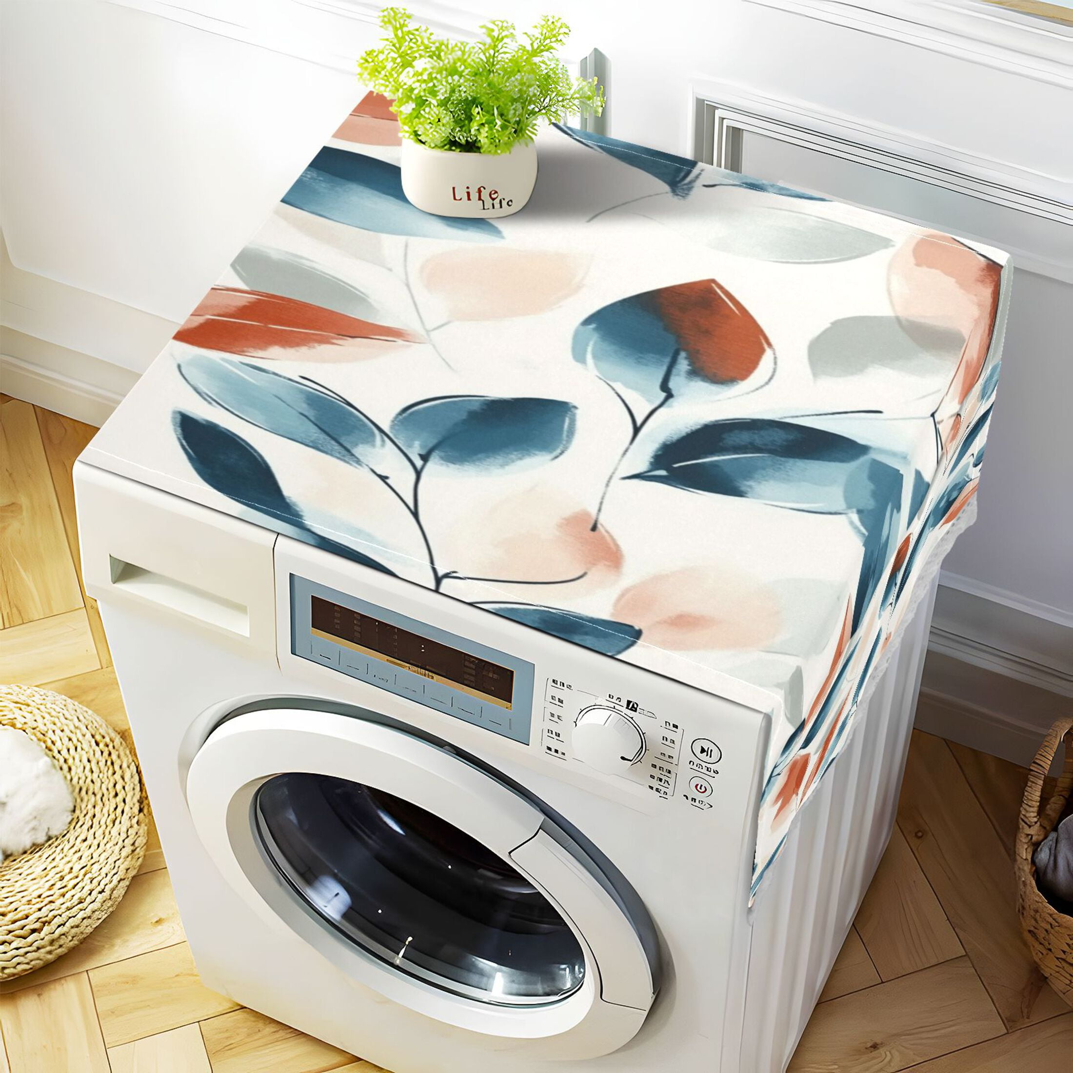 Dustproof Washing Machine Cloth Washer and Dryer Top Covers, Fridge ...