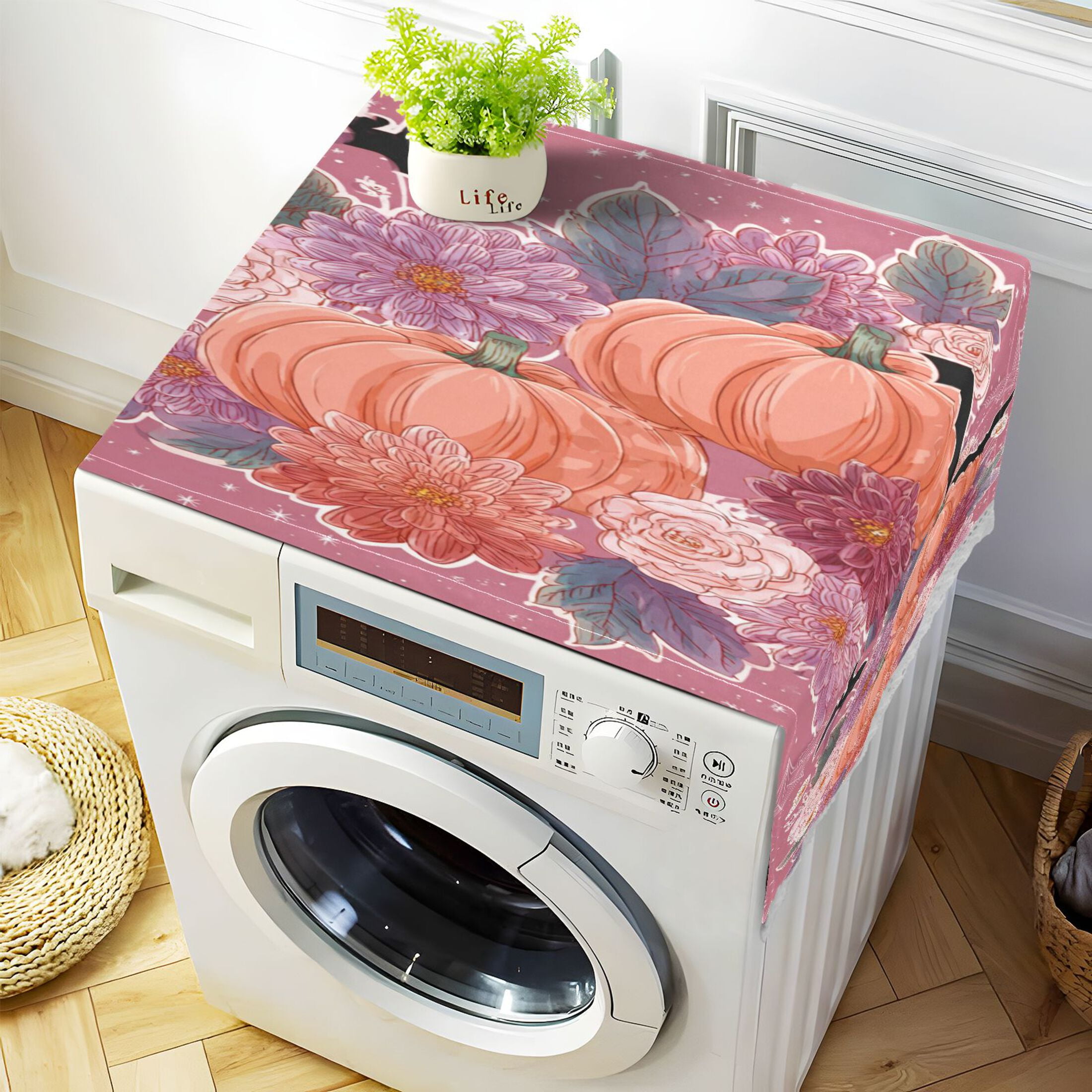 Dustproof Washing Machine Cloth Washer and Dryer Top Covers, Fridge ...
